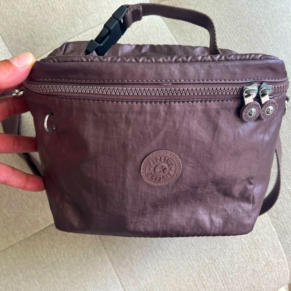 Kipling | Kitchen | Kipling Maroon Metallic Cooler Bag Nice For The ...